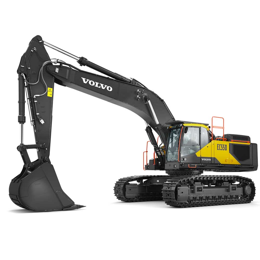 Große Volvo Raupenbagger - Ascendum Baumaschinen